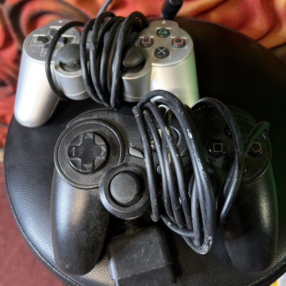 Sony | Portable Audio & Video | Lot Of 2 Playstation 2 Controller Black ...